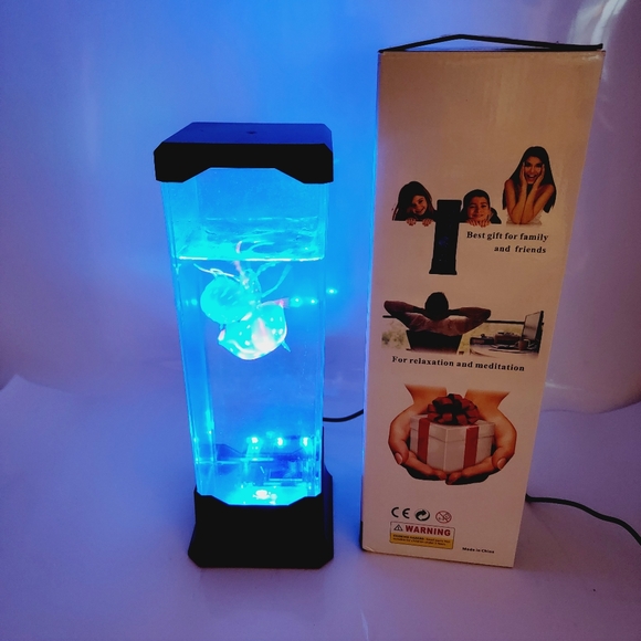 Other | Led Jellyfish Tank Night Light Color Changing Electric Mood ...